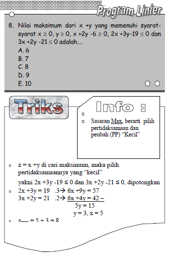Rumus Cepat Matematika Aktivitas Linear | rumus rumus matematika
