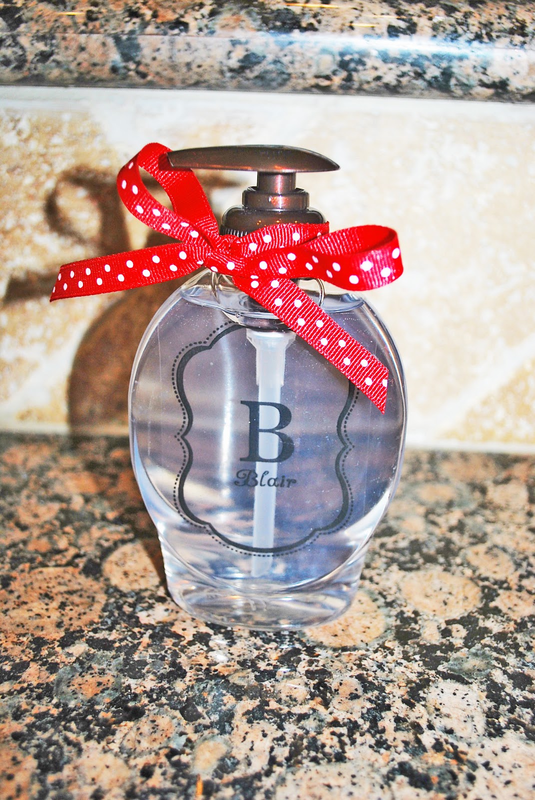 Best Thing Since Slice Bread: Monogrammed Hand Soap