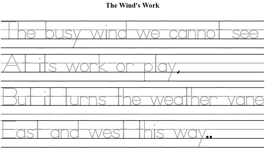 The Homeschool Voyager: Who Has Seen the Wind?