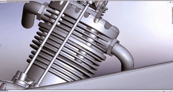 Creating 3D Engine Airplane with Solidworks. - SolidWorks Share