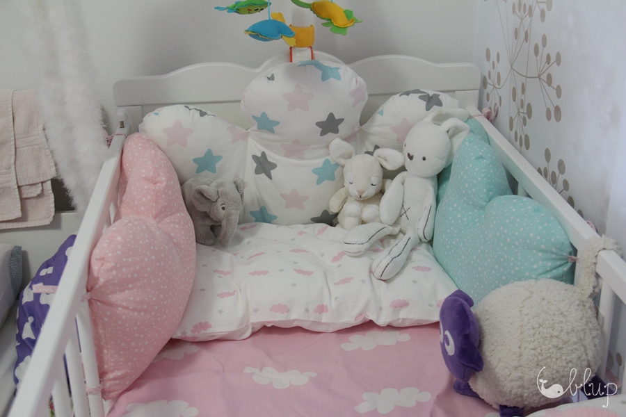 Obroba za posteljico: oblački