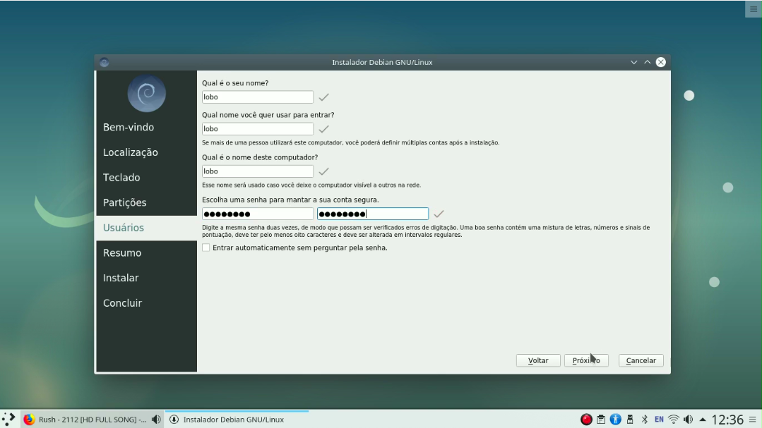 Logar no terminal como Root no Debian Buster
