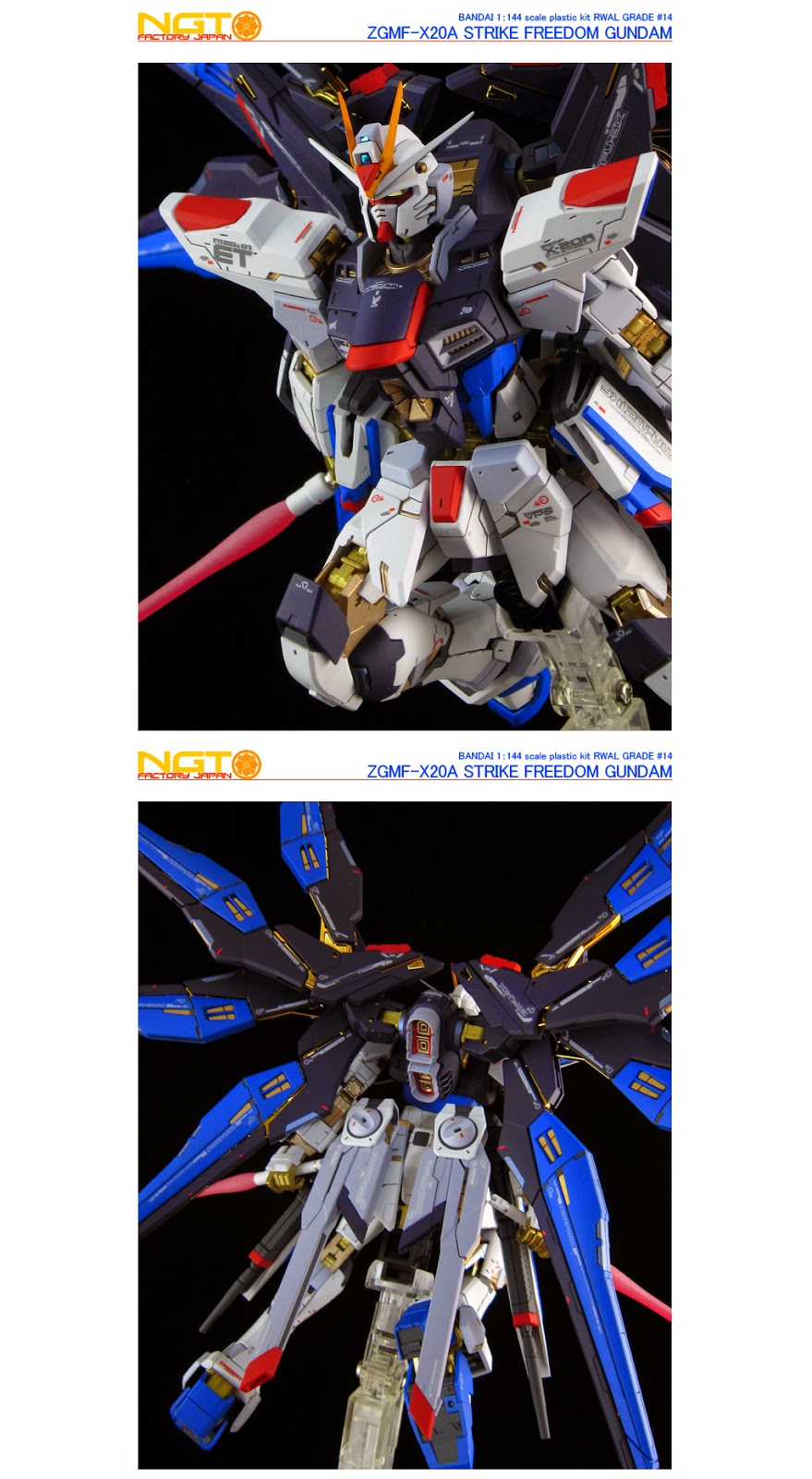 GUNDAM GUY: RG 1/144 Strike Freedom Gundam - Customized Build