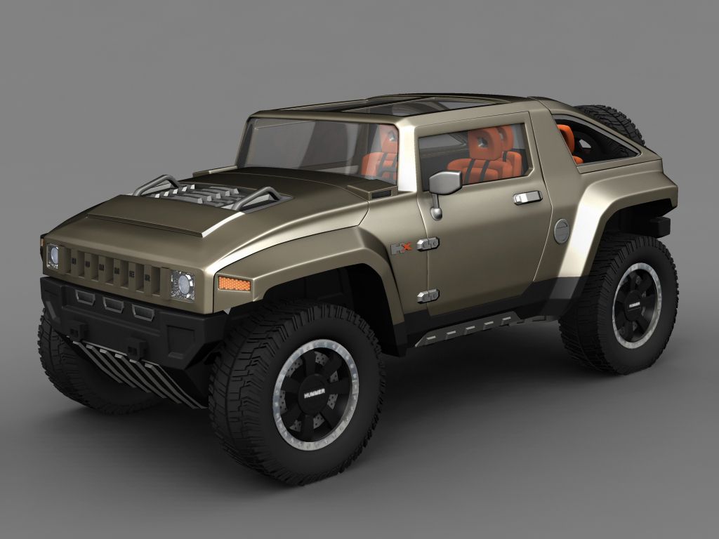 CG Modeling & Texturing: Hummer Hx