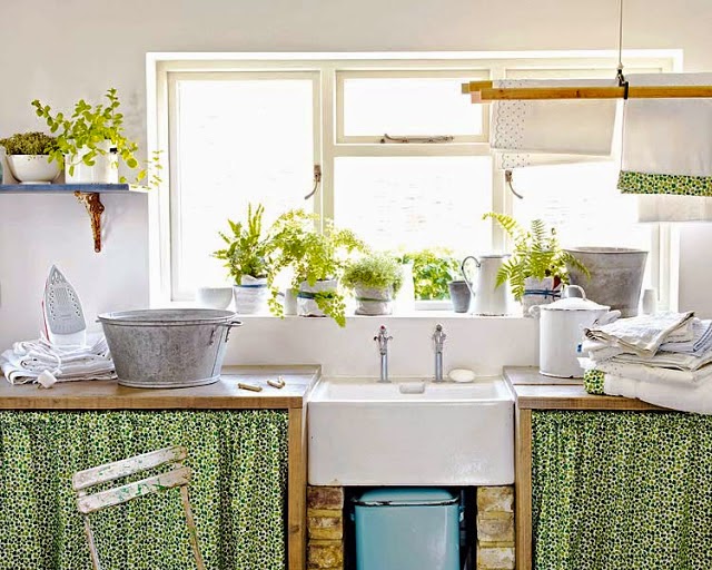 ESTILO RUSTICO: Lavaderos Rusticos / Rustic Style Laundry Room