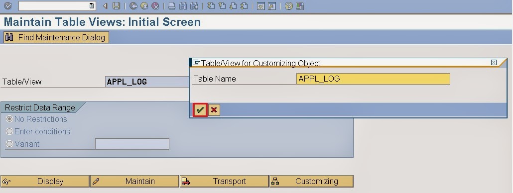 TECHSAP : SAP Application Log : Creation of application Log Object & Sub object and its Uses.
