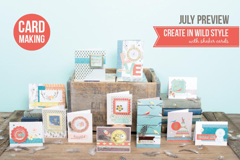 sei lifestyle: Shaker Cards from the July Club SEI Card Kit