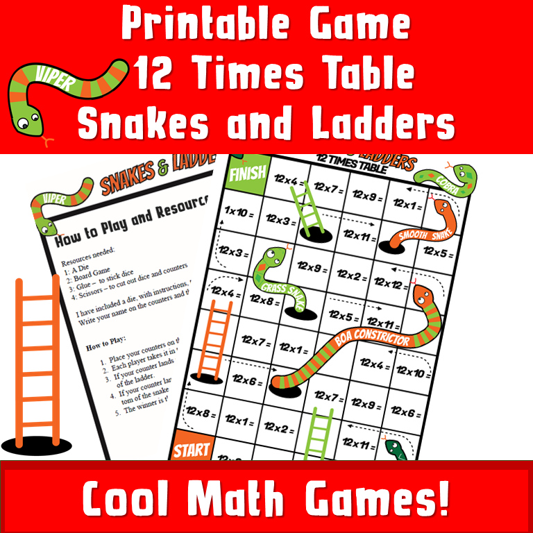 Times Table Board Game Printable at Leon Hendricks blog