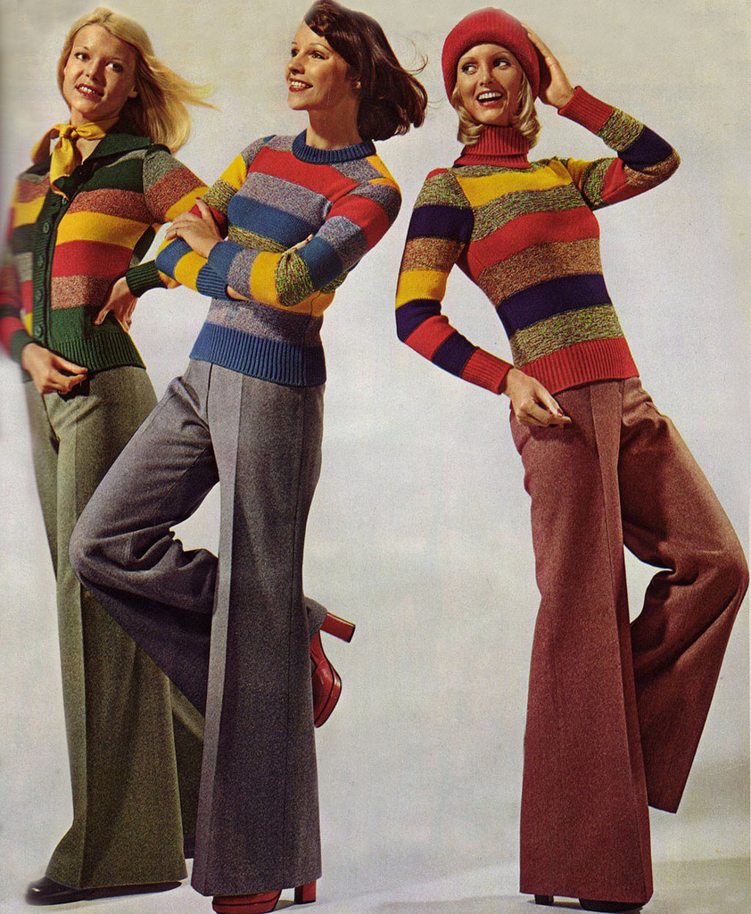 The Seventies. The Decade of Denim and Disco.