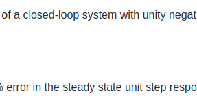 GATE Practice Question | Control System : Steady State Error Problem 1