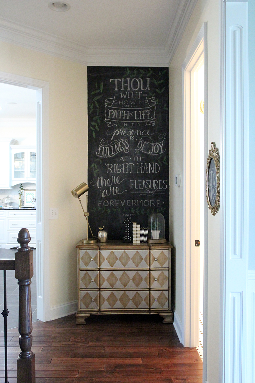 New Chalkboard Wall Art for the New Year (with a Free Printable ...