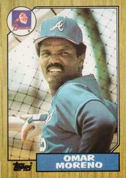 Atlanta Braves #100 Favorite Players from the 1970's: #66 OMAR MORENO