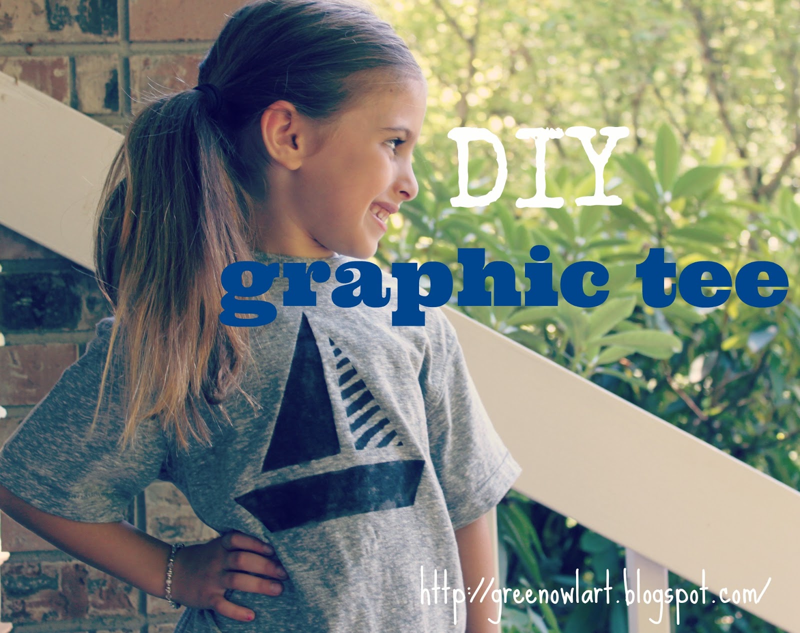 Green Owl Art: DIY Graphic Tee for Back to School