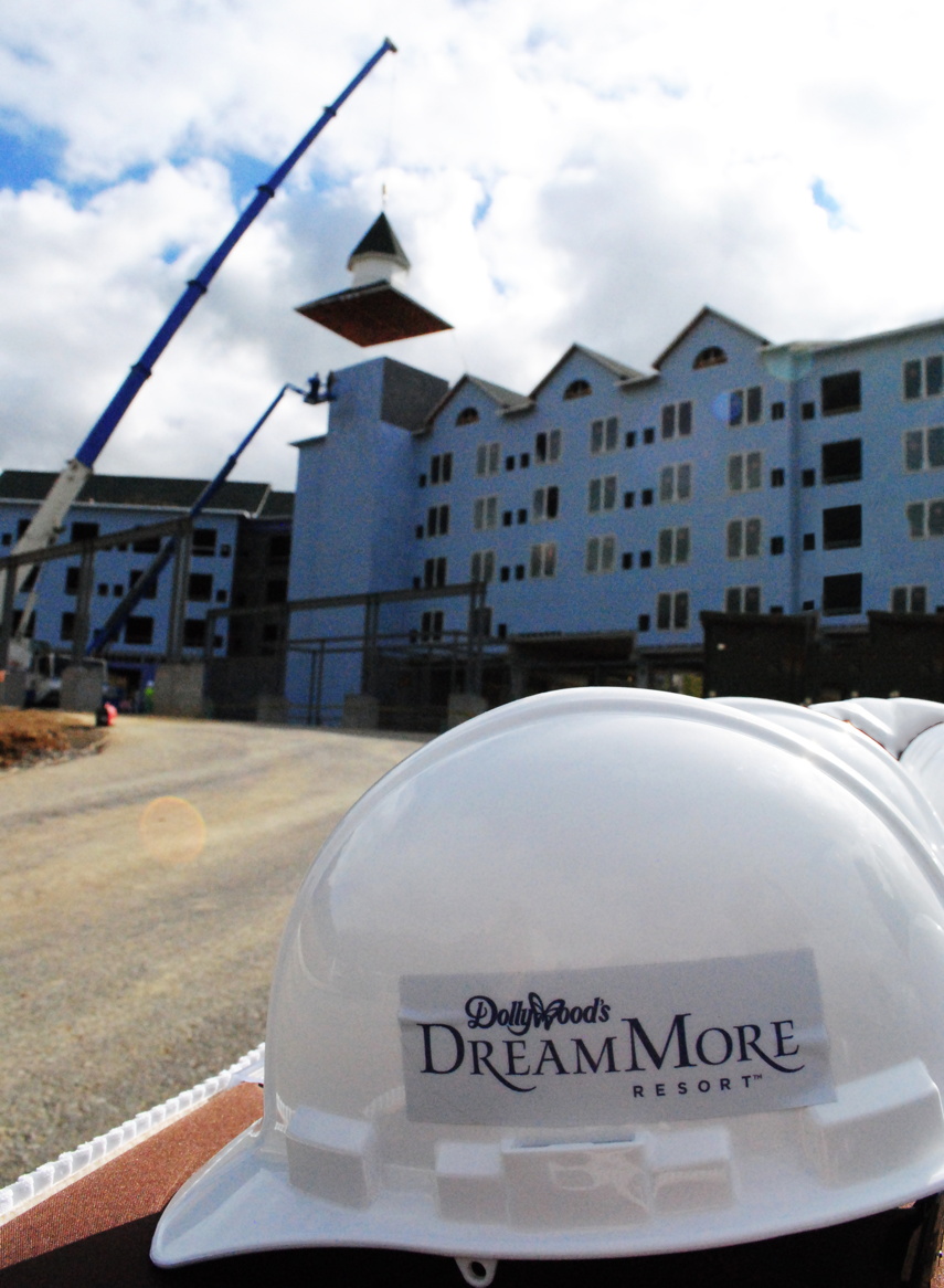 NewsPlusNotes: Dollywood's DreamMore Resort Reaches Construction Milestone