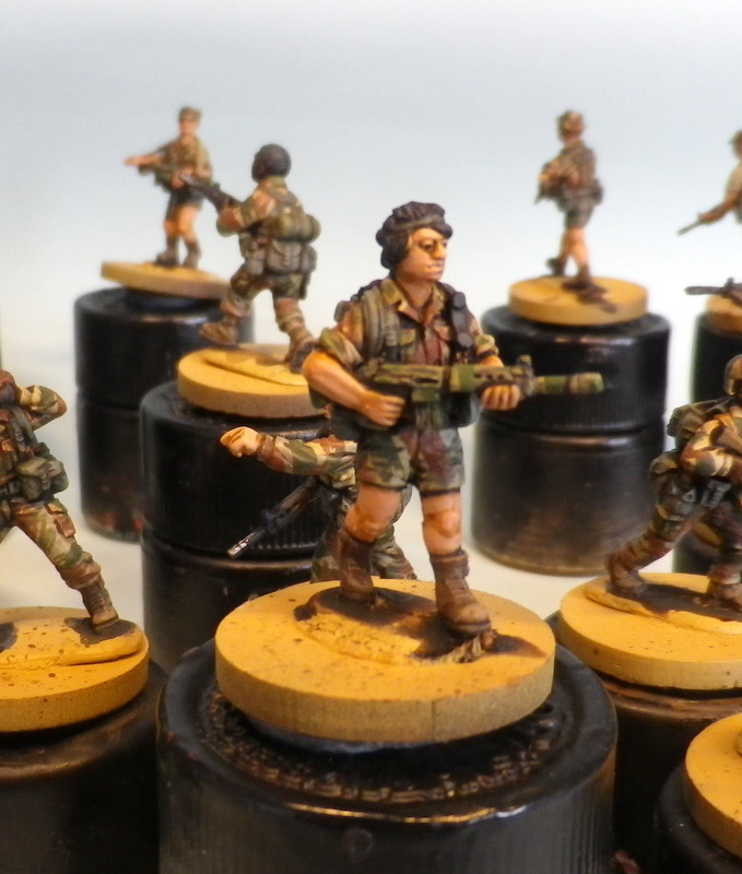 Gunners wargaming: Rhodesian light infantry and African Rifles