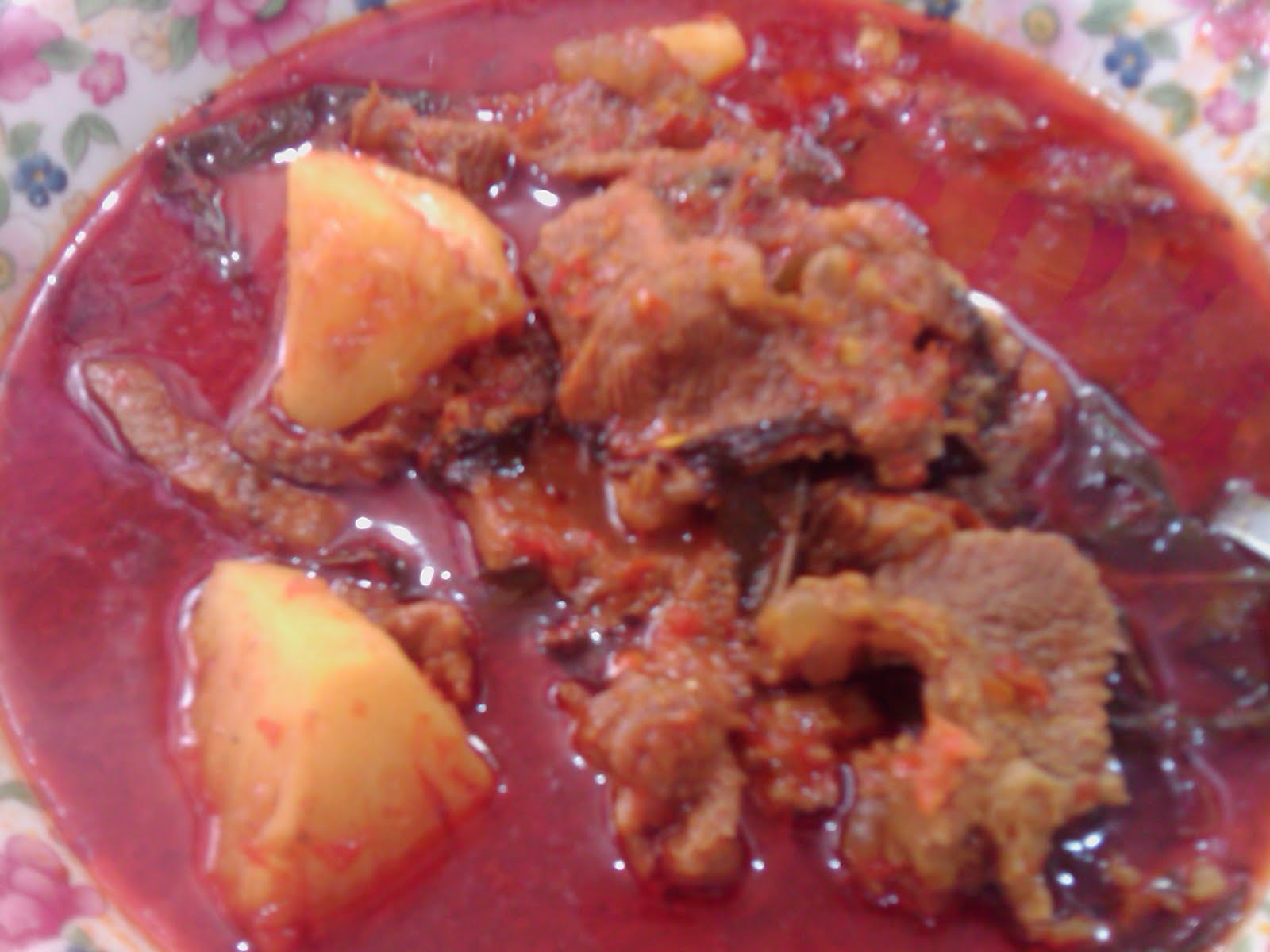 Chome Best Recipes! (CBR!): Asam pedas daging tetel.