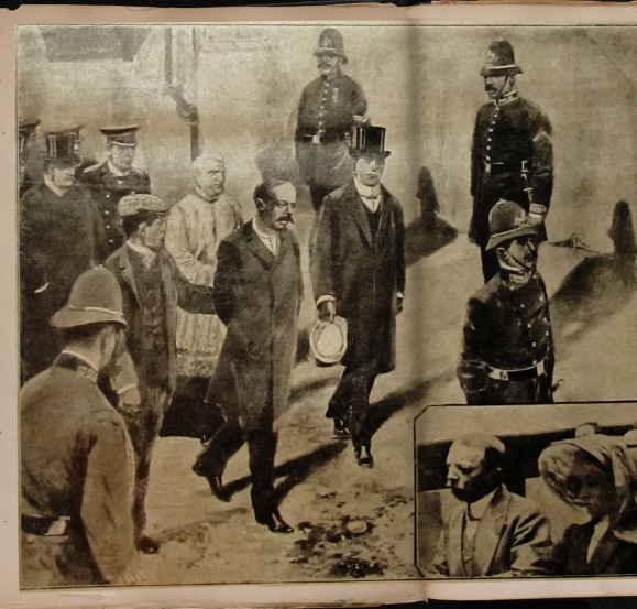 Billy Helston: Dr Crippen approaches the 'topping shed'.