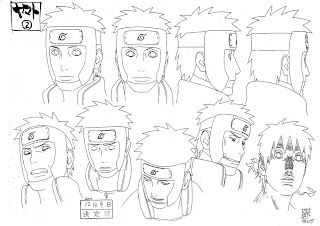 Naruto-Expo: Model sheet ou Settei Naruto (1)