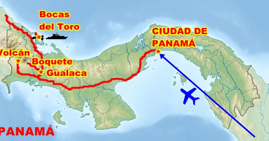Panamá: ruta y gastos.