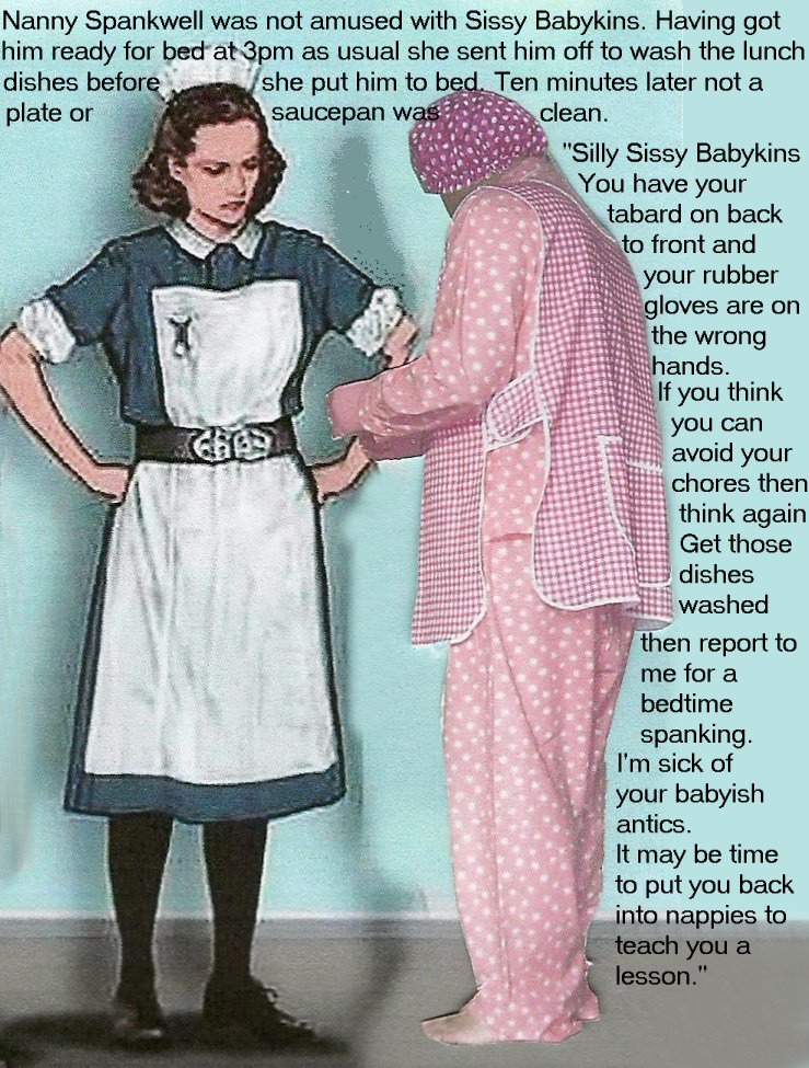 Time for Spankings, Bed and Pyjamas: Nanny Spankwell insists on Pink ...