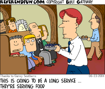 A Pilgrim's Progress: Communion Funny