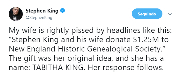 Tabitha Spruce King: a dama do terror que merece nossos corações ...