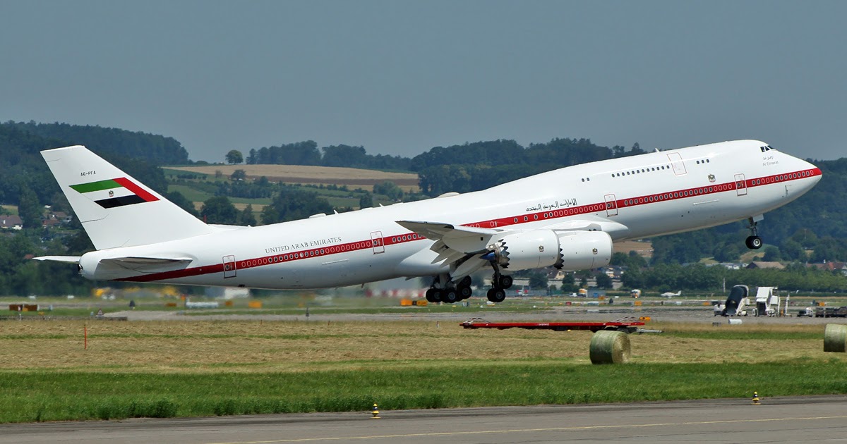 Eastwings: B-747-8Z5 BBJ * United Arab Emirates * Abu Dhabi Amiri ...