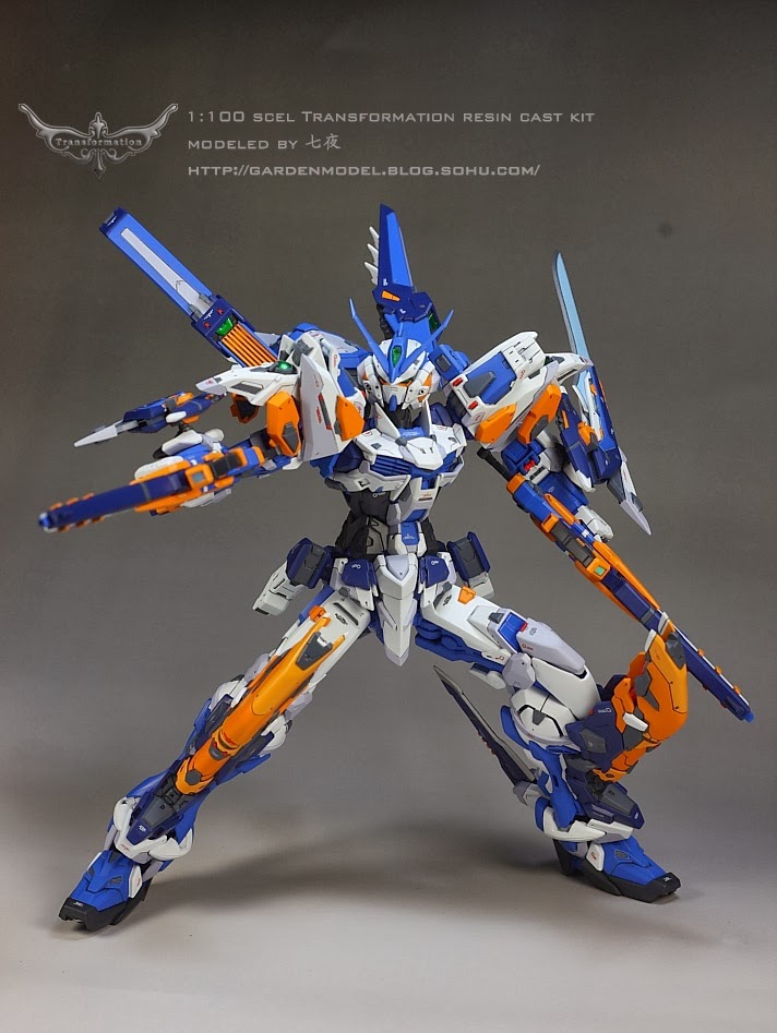 Custom Build: MG 1/100 Gundam Astray Blue Frame Third - (Resin Conversion)