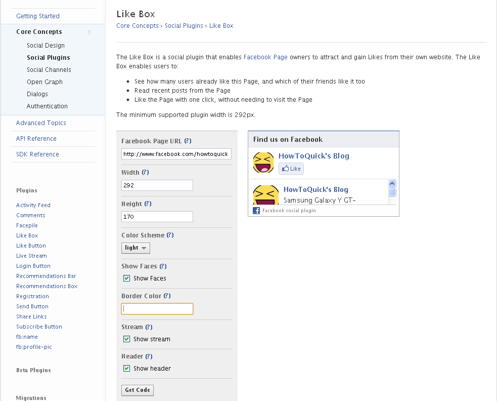 How to Add Like Button for Facebook Fanpage on Blogger