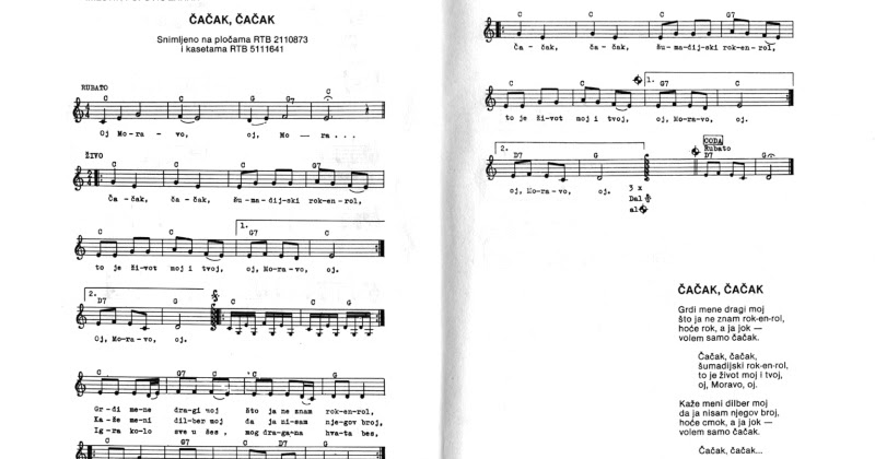 NOTE | DOMACE I STRANE: CACAK KOLO NOTE