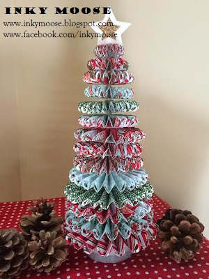 Inky Moose: Rosette Tree Tutorial