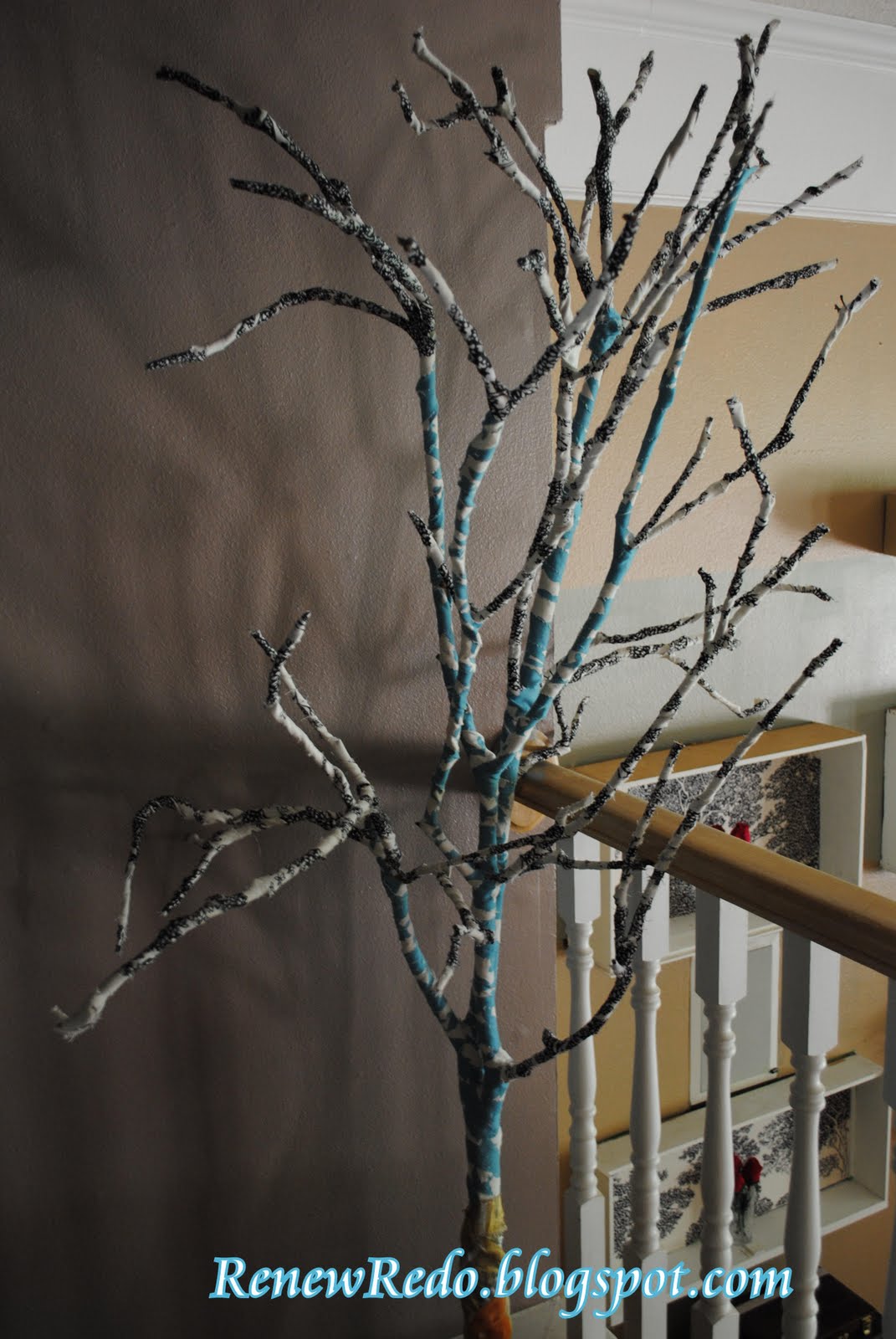 ReNew ReDo!: Fabric Covered Tree Branch