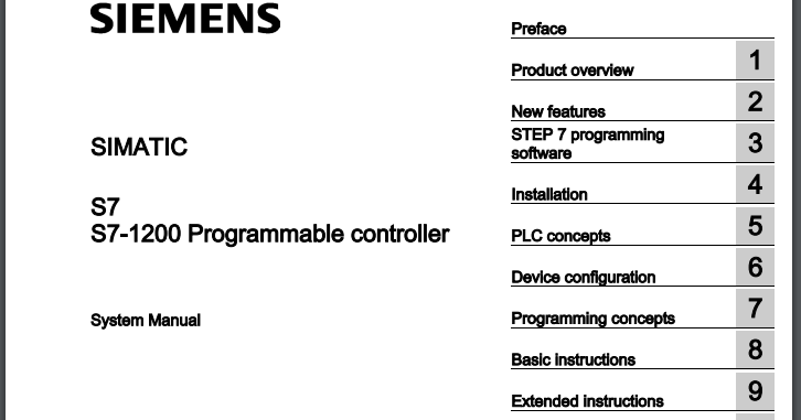 Manual S7-1200 ~ ELECTRICAL CONTROL