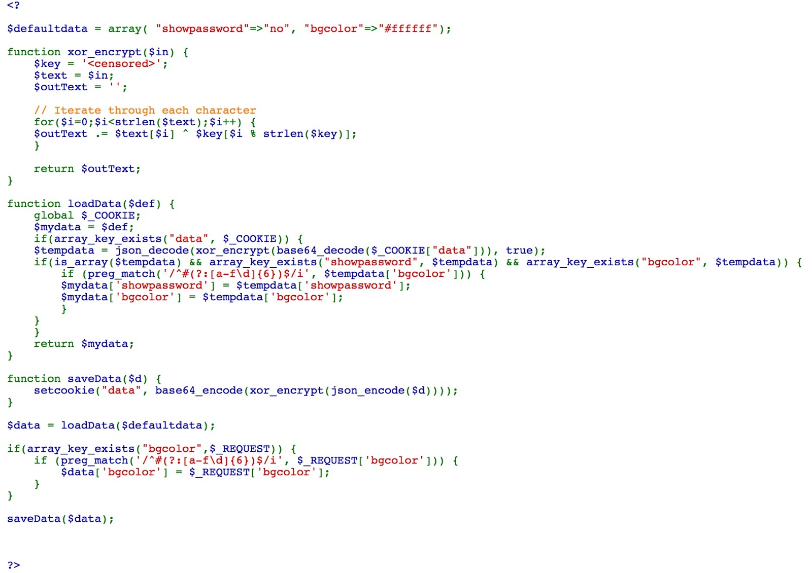 Security Writeups: Natas 11