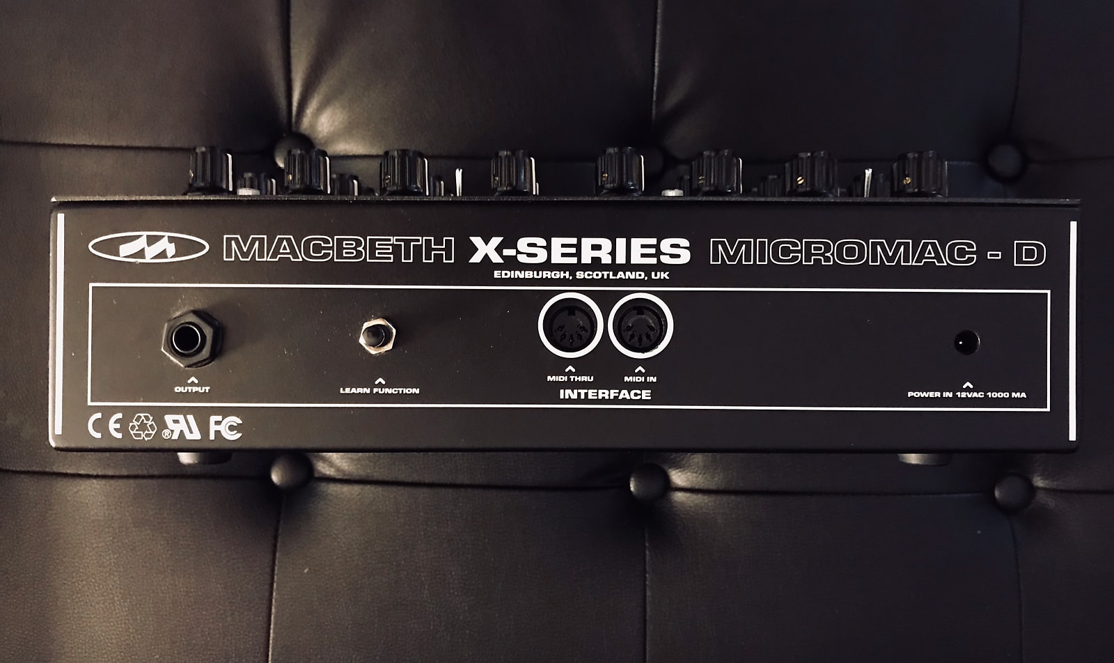 MATRIXSYNTH: Macbeth Micromac-D X-Series Analog Voltage Controlled Desktop Synth