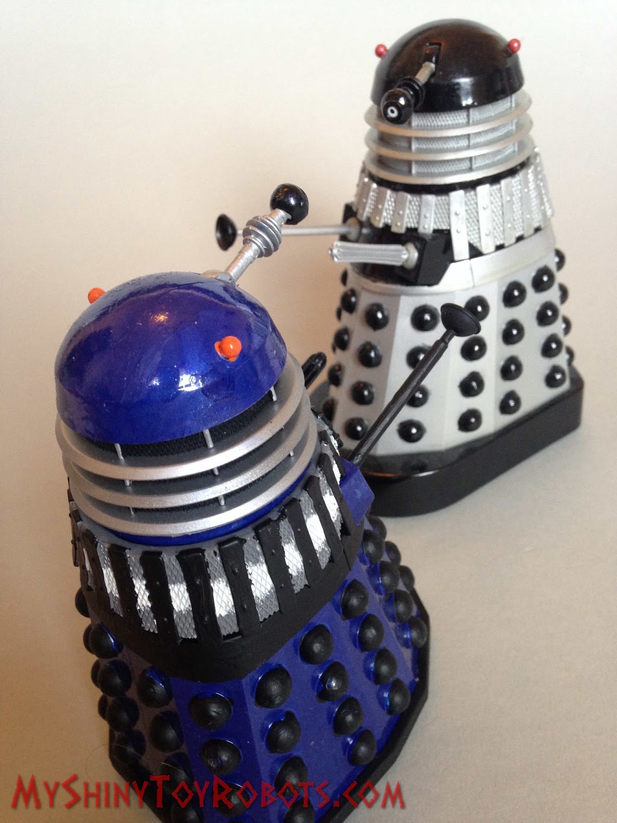 My Shiny Toy Robots: Custom Figure: Promotional Blue Classic Dalek