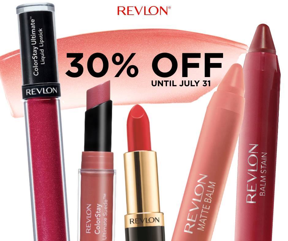 Manila Shopper: Revlon National Lipstick Month SALE: July 2017
