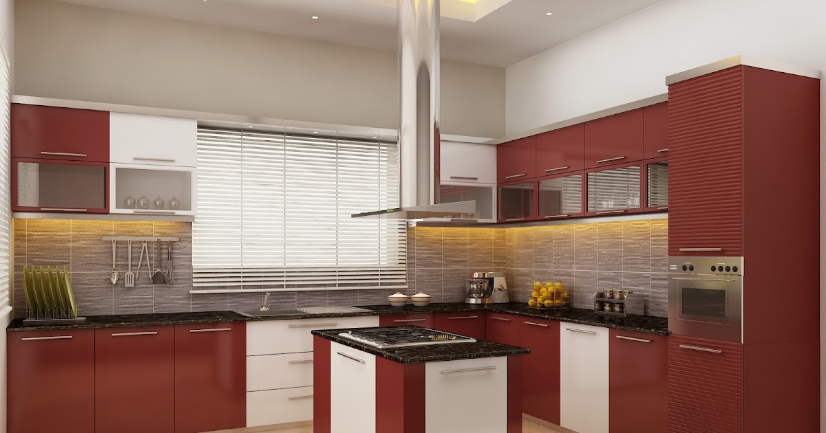 Contemporary Kitchen Design In Kerala - Modern Kitchen Designs