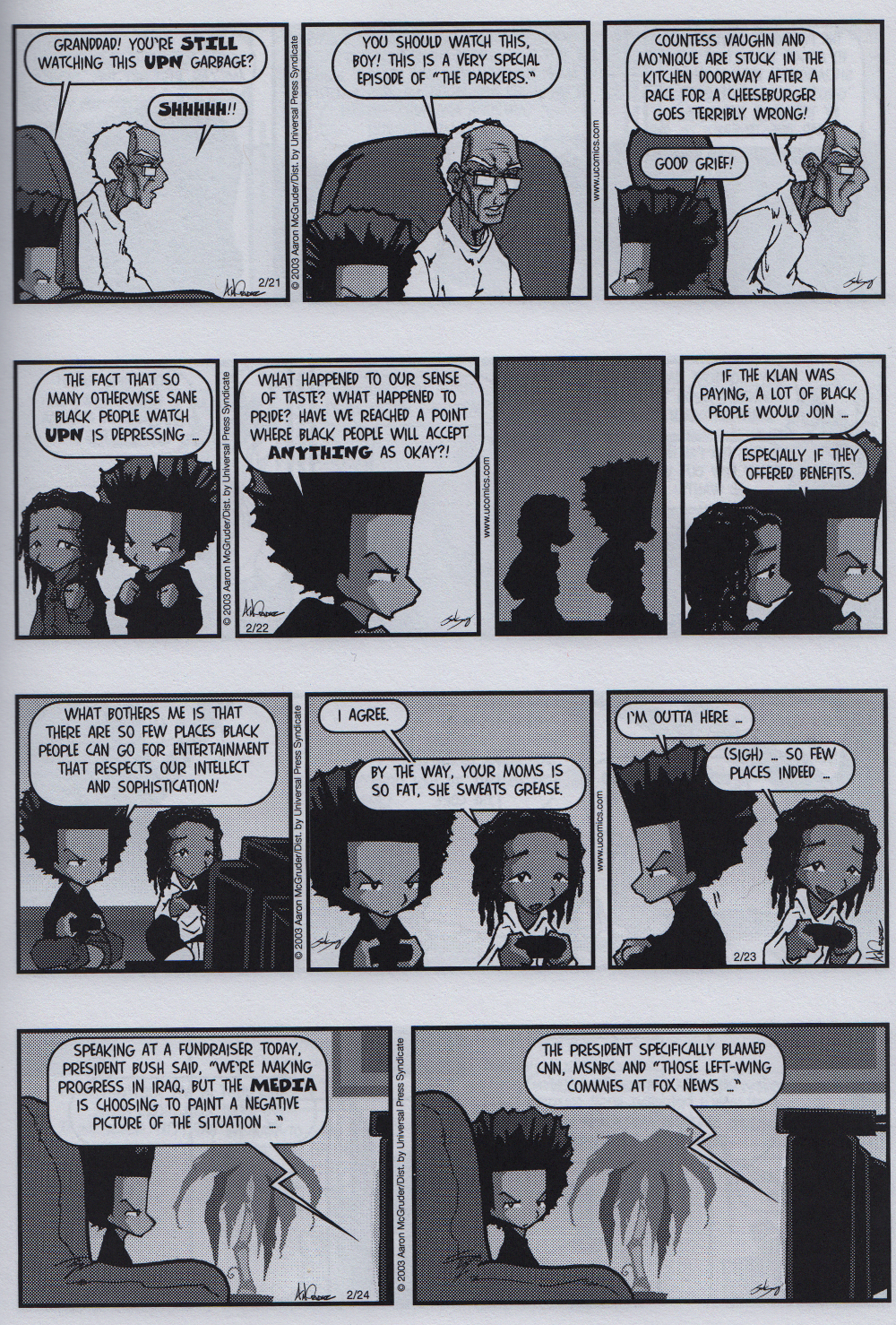 Les Cahiers du Comic Strip: Critique #84 : The Boondocks Volume 3