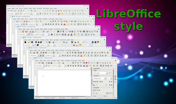 Temas de ícones do LibreOffice para Debian, Ubuntu e derivados