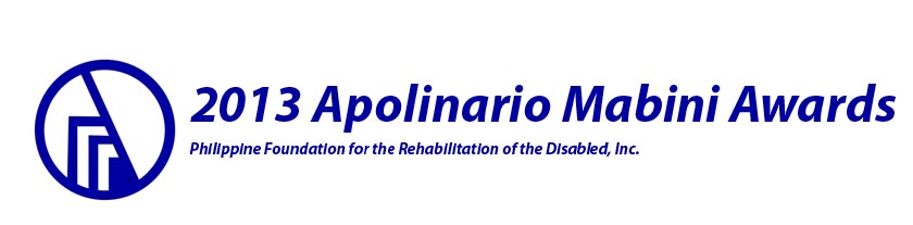 Apolinario Mabini Awards: APOLINARIO MABINI AWARDS FOR 2013