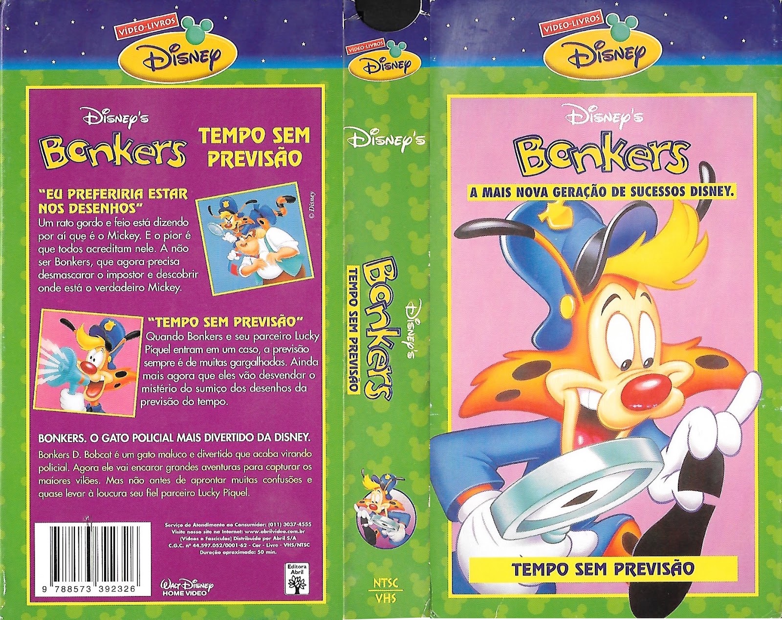 Disney Bonkers Vhs