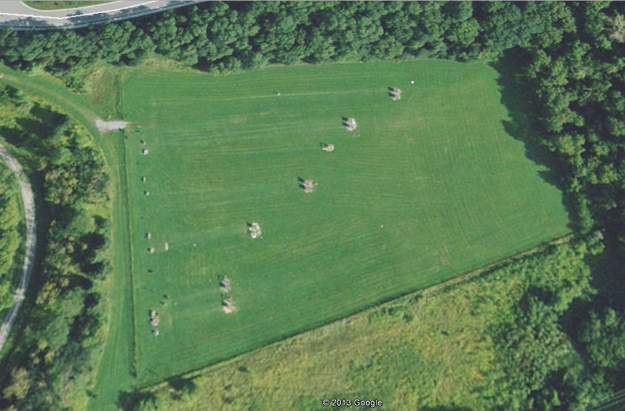 Archery Toronto: Google Satellite Photo of E T Seton Archery Range