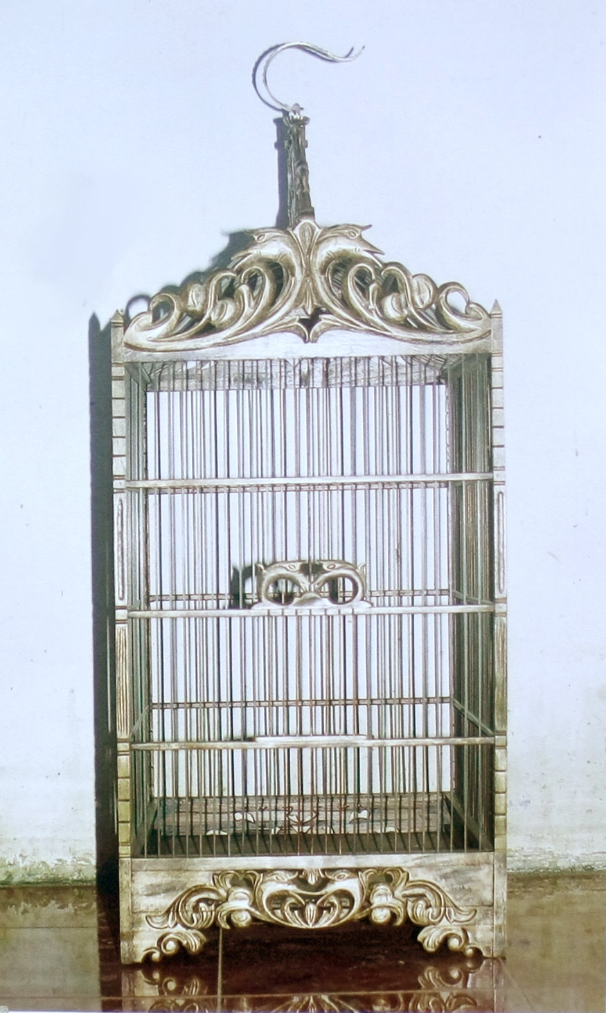 Griya Burung Jepara: SANGKAR UKIR MOTIF BUNGA