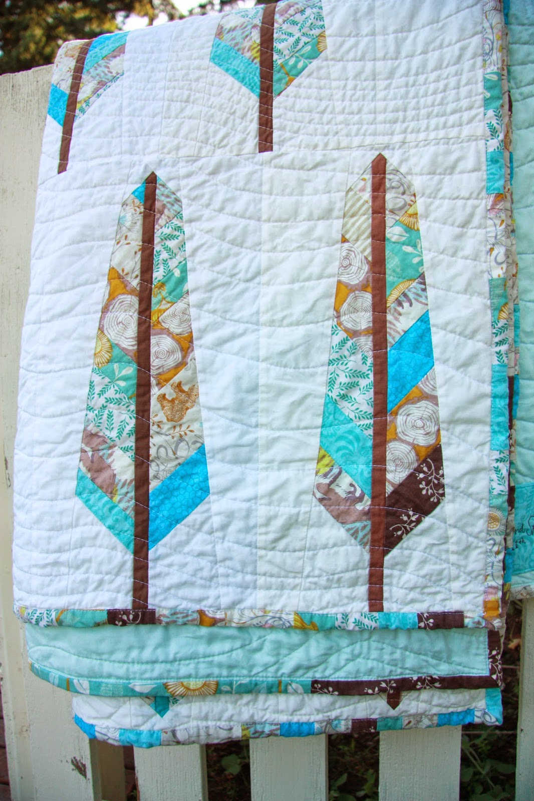 Cutie and Company: The Feather Quilt
