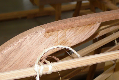 Sarum Skin-boat How-to: Knee - Keelson Assemby and Shaping