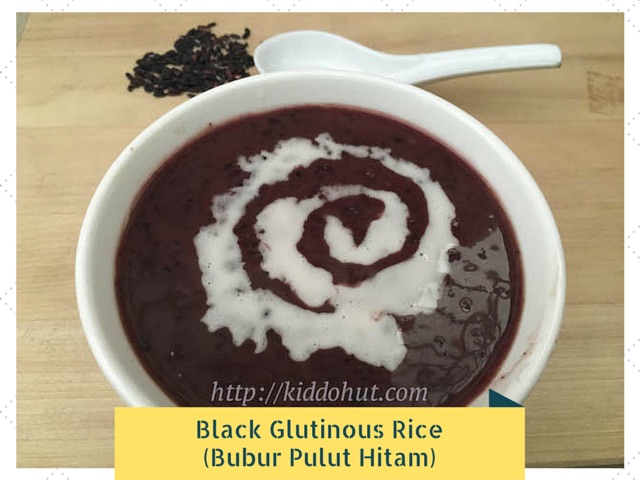 Pakistani Recipes: Bubur Pulut Hitam by Lilian Teo