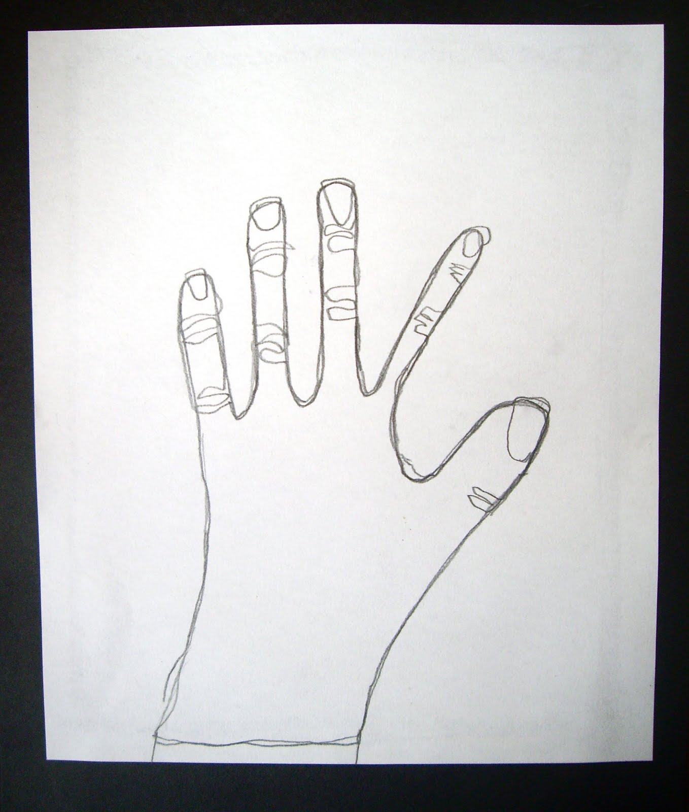 Use Your Coloured Pencils: Contour Drawing Hands