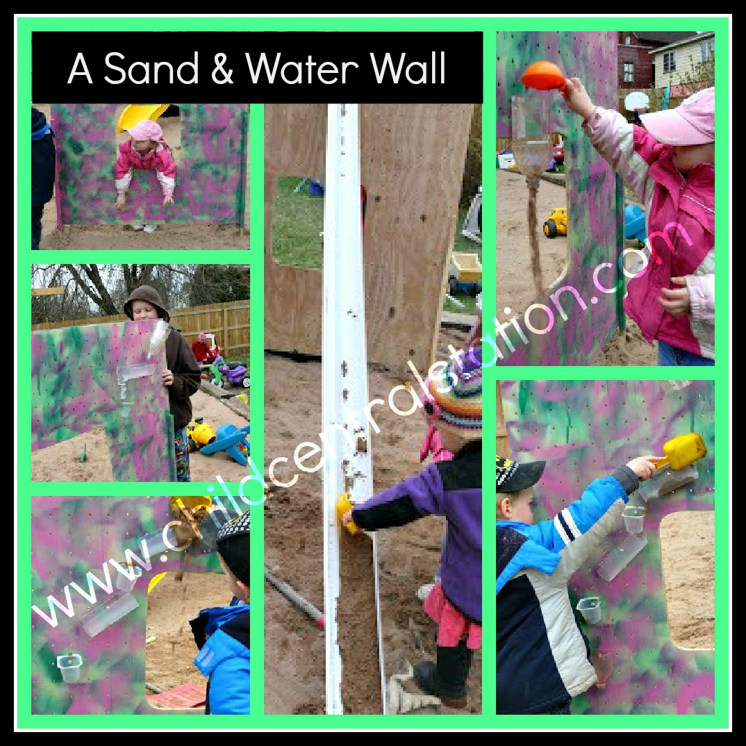 A Sand and Water Wall :).