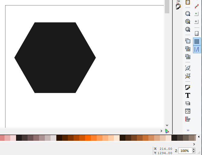 Make a quick-&-dirty repeating pattern in Inkscape (using hexagon base)
